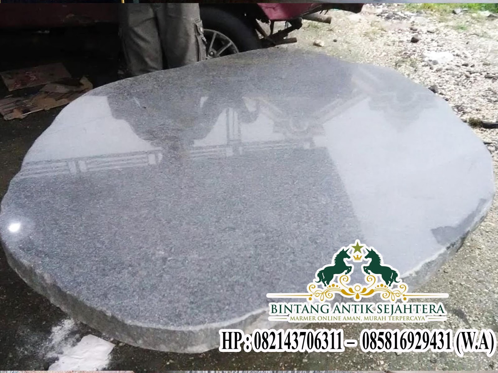 meja batu kali, meja taman, meja taman batu kali - Kerajinan Marmer ...
