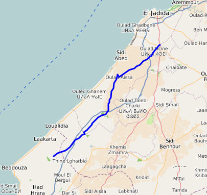 Route Provinciale Numéro 3403 (P3403) - Maroc Maps