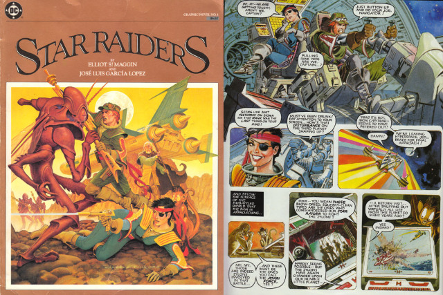 Ideias de Jeca-tatu: Star Raiders - a primeira graphic da DC Comics