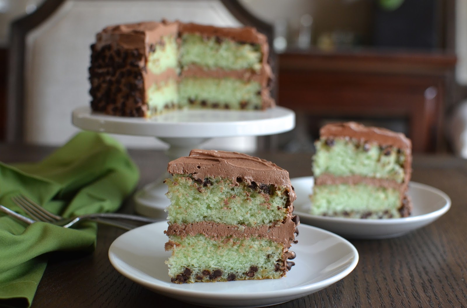 Playing with Flour: Mint chocolate chip cake
