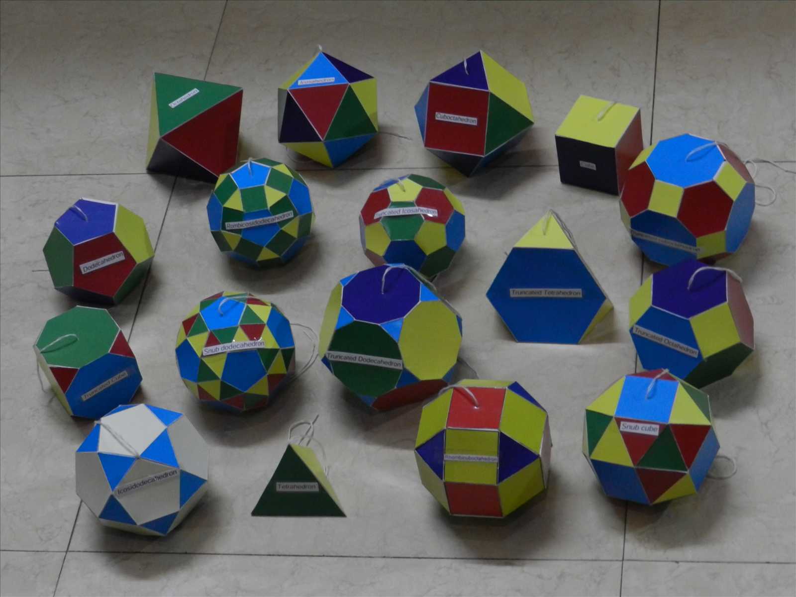 WELCOME TO THE EXCITING WORLD OF MATHEMATICS: Models of Platonic ...