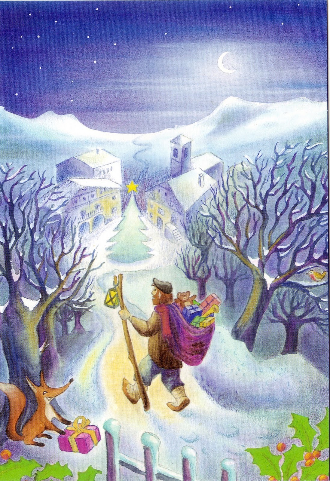 BAÚL DE NAVIDAD: Olentzero: postales