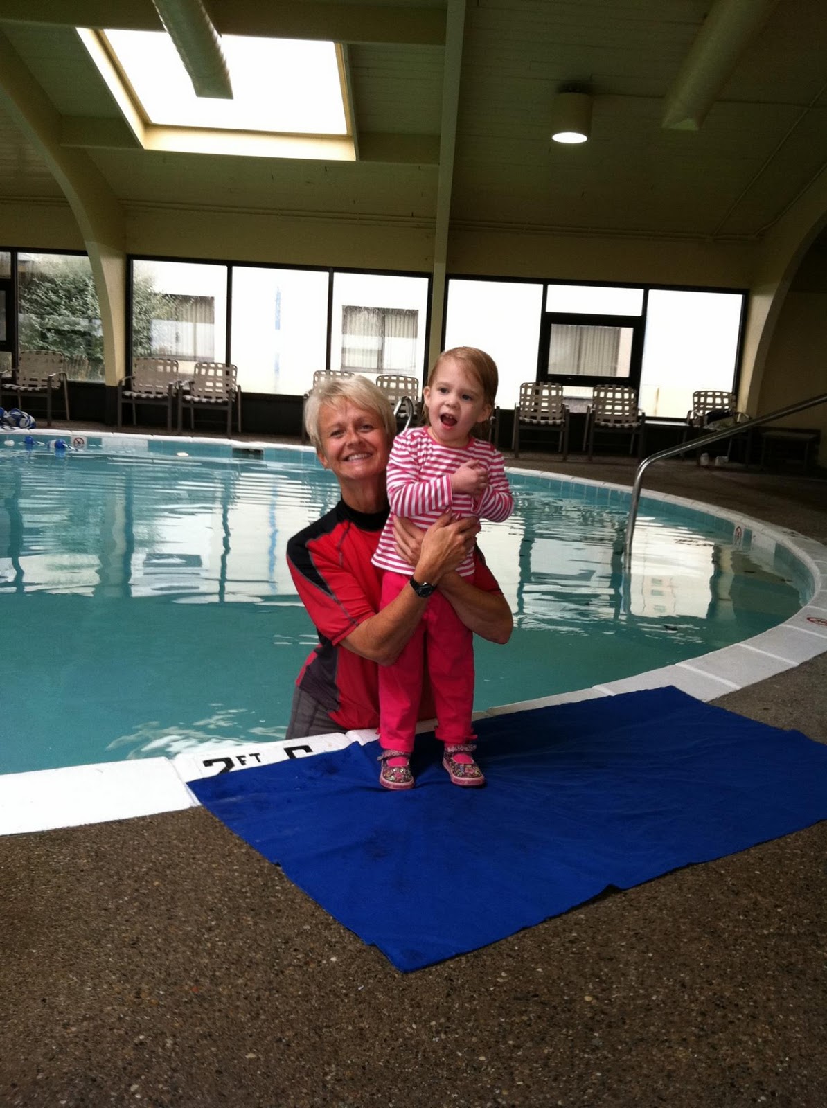 The Kaiser Girls and Daddy: Infant Rescue Swimming