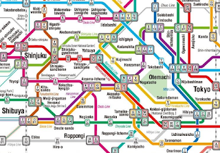 Tokyo metro and Toei subway lines