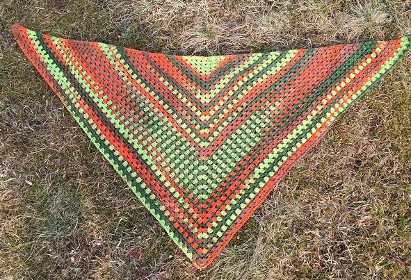 Háčkování: Háčkovaný šátek, pléd návod