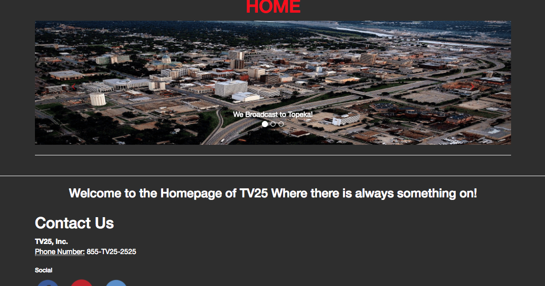 TV25 Website