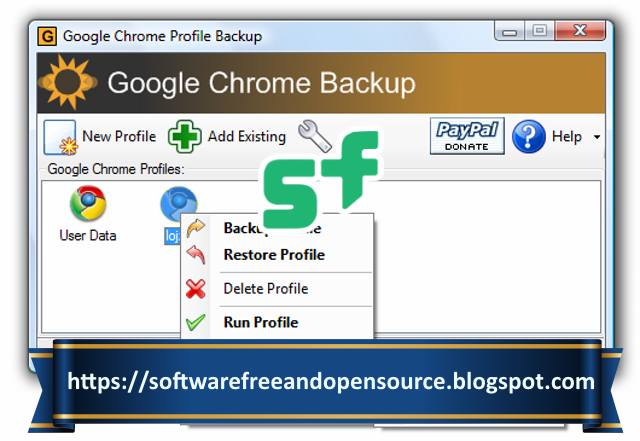 Google Chrome Backup Ripristinare Backup.