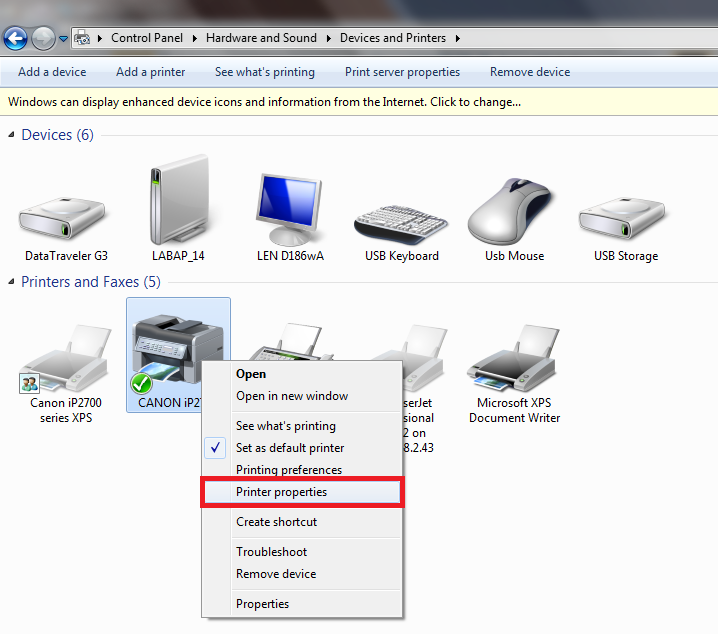 Mengganti Nama Printer yang di Sharing pada Windows 7 - MyMastah