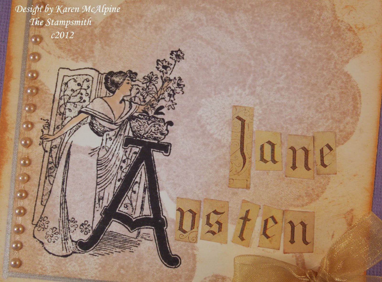Dreaming and Creating: Jane Austen card with The Stampsmith