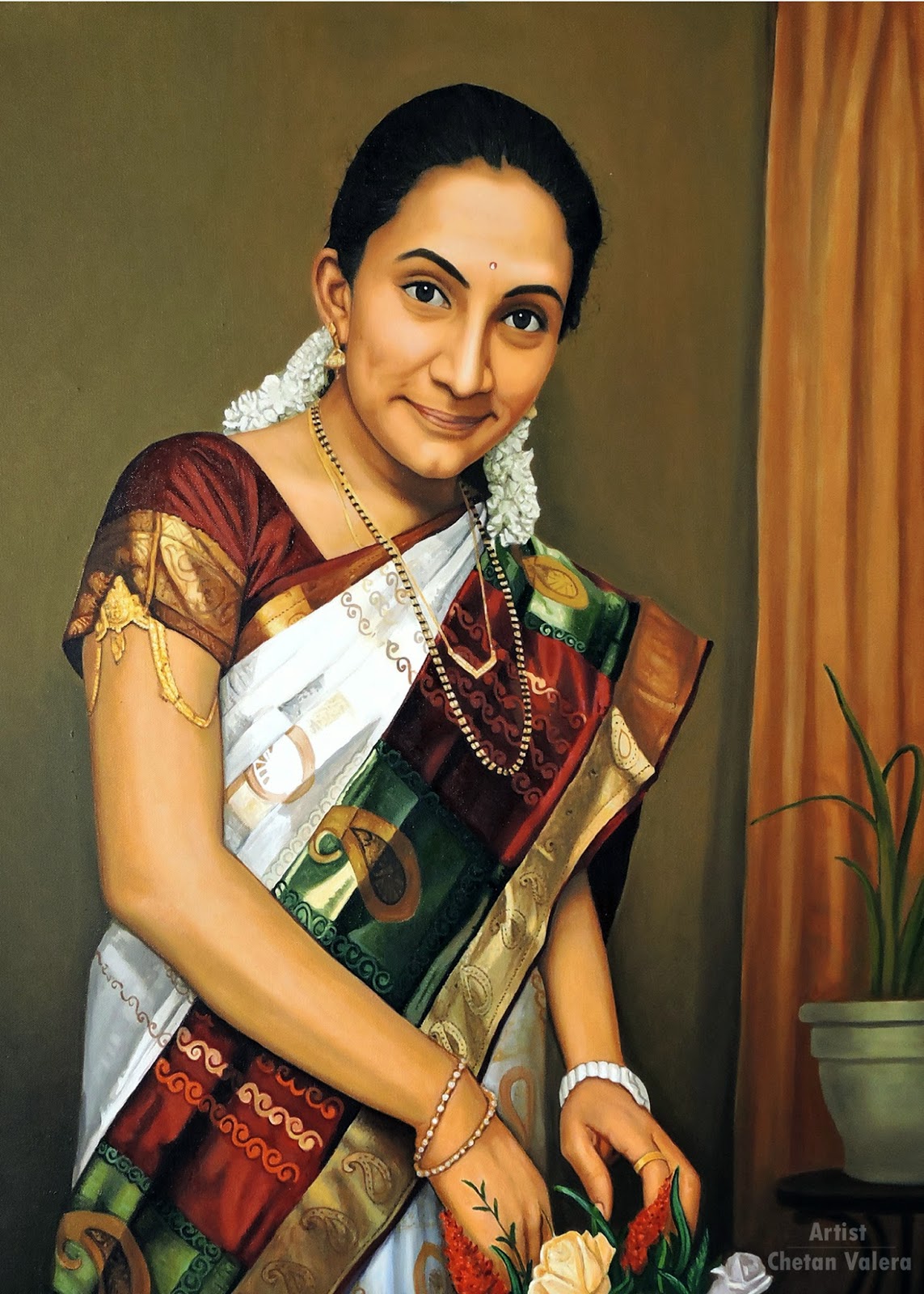 Chetan Valera Painting's Gallery : Commission Portraits Paintings