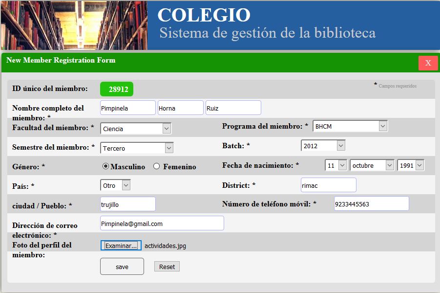 sistema bibliotecario php mysql ~ Tusolutionweb