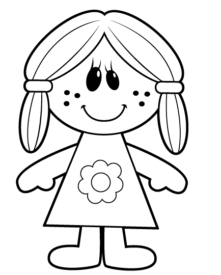 Fazendo a Minha Festa para Colorir: Bonecas - Imagens para Colorir!