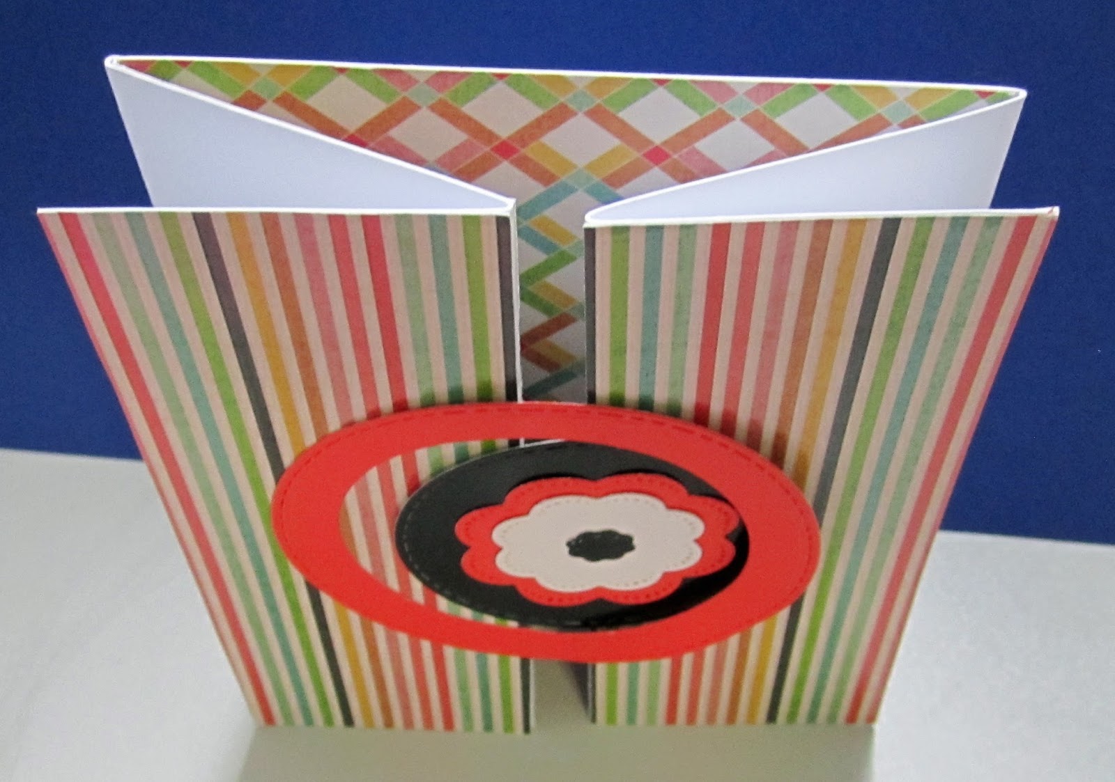 HAND MADE CARDS........ Ideas and Inspiration: Z FOLD OVERLAPPING CARD