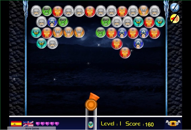 Spiderman Games Online: Game The Avengers Space Cannon