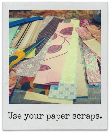 Things With Wings: Using Up my Paper Scraps