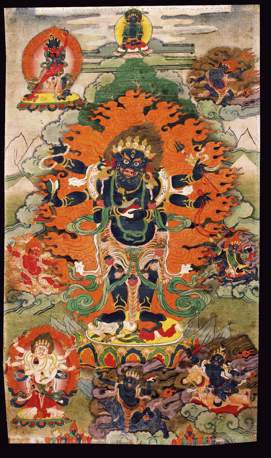Destiny Gallery 丰天林: Shadbhuja Mahakala (Six-hands)