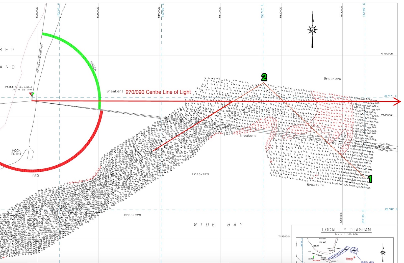 Nimrod catamaran: The Wide Bay Bar - shifting sands