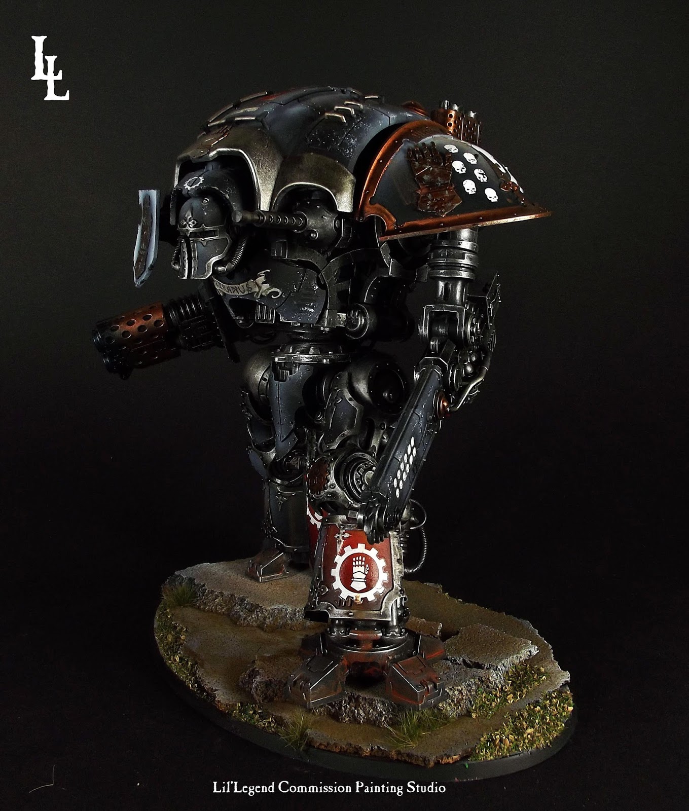 Iron Hands Knight Titan Horus Heresy Commission ~ LilLegend Commission ...