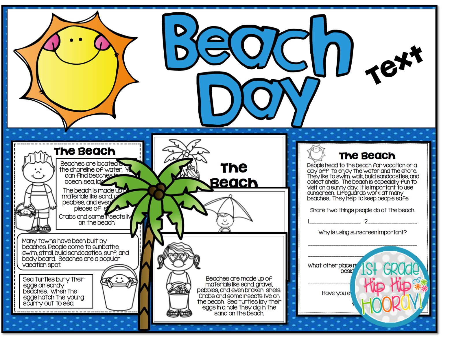 1st Grade Hip Hip Hooray!: Beach Day!