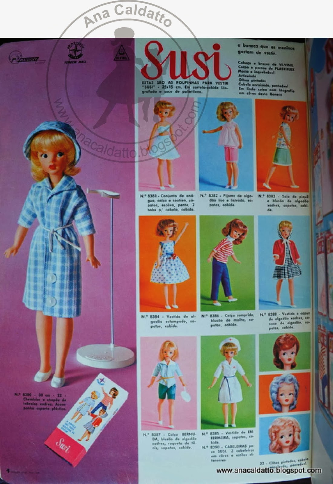 Blog Boneca Susi Museu Virtual: Catálogo 1966 Lançamento Boneca Susi ...