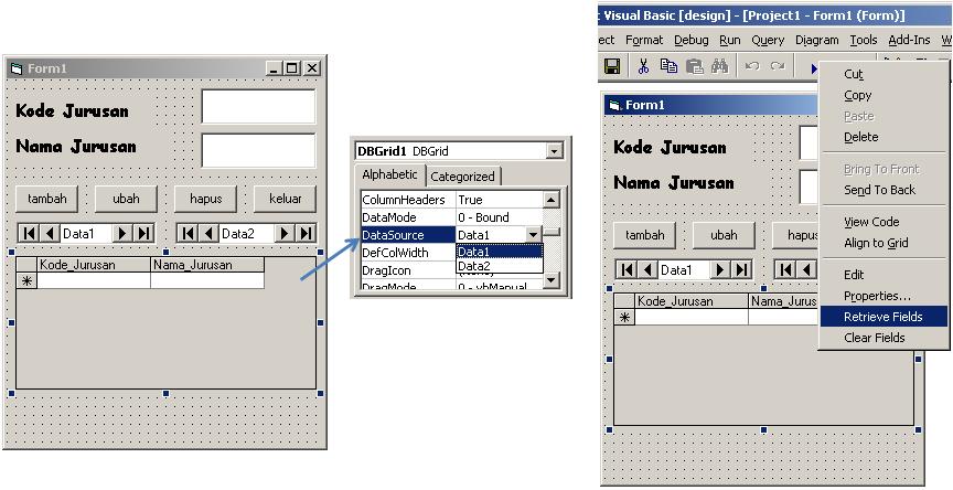 MEMBUAT PROGRAM DATABASE SEDERHANA MENGGUNAKAN VISUAL BASIC | Mukhriatin
