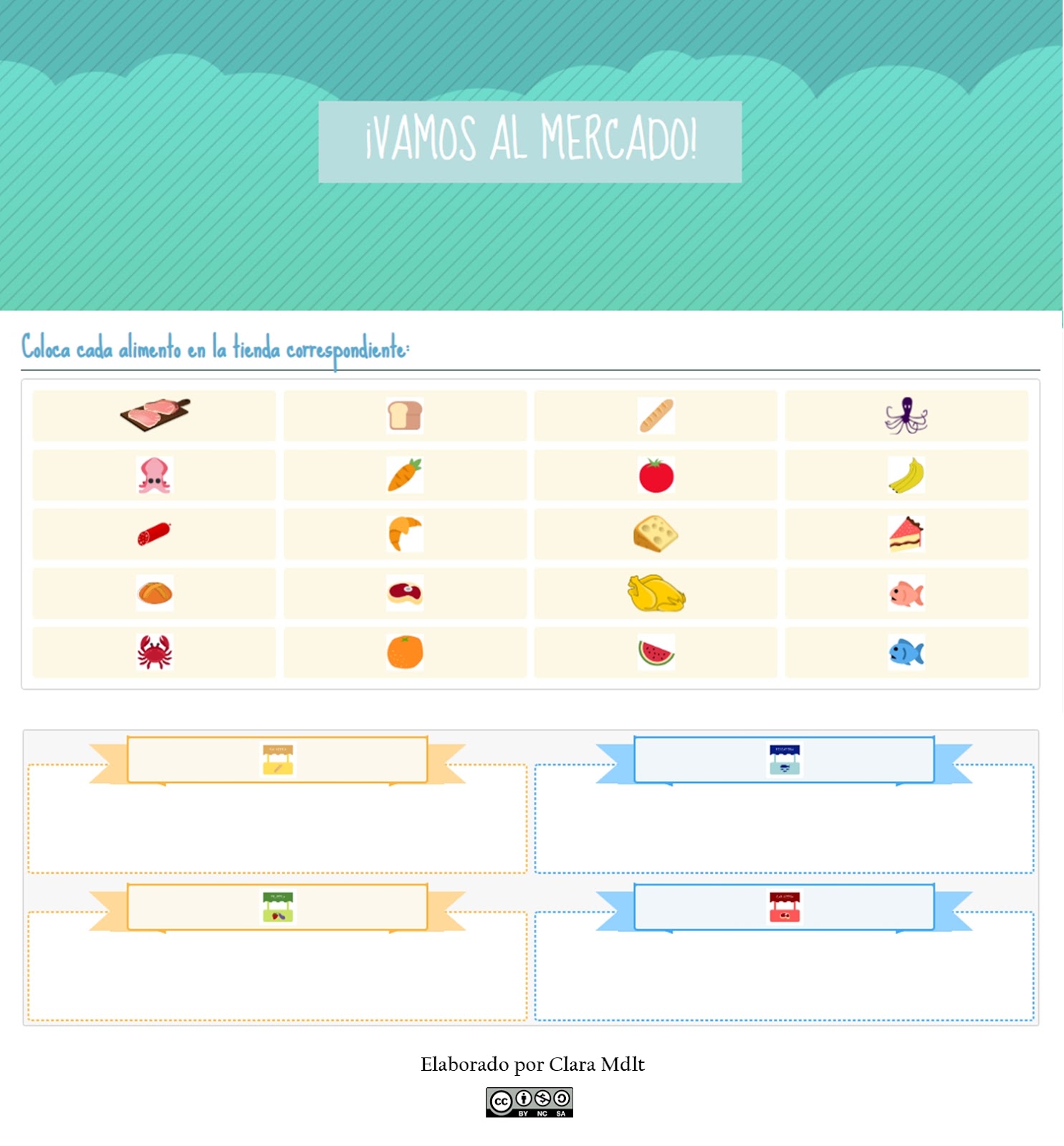 ¡VAMOS AL MERCADO! - ACTIVIDAD INTERACTIVA