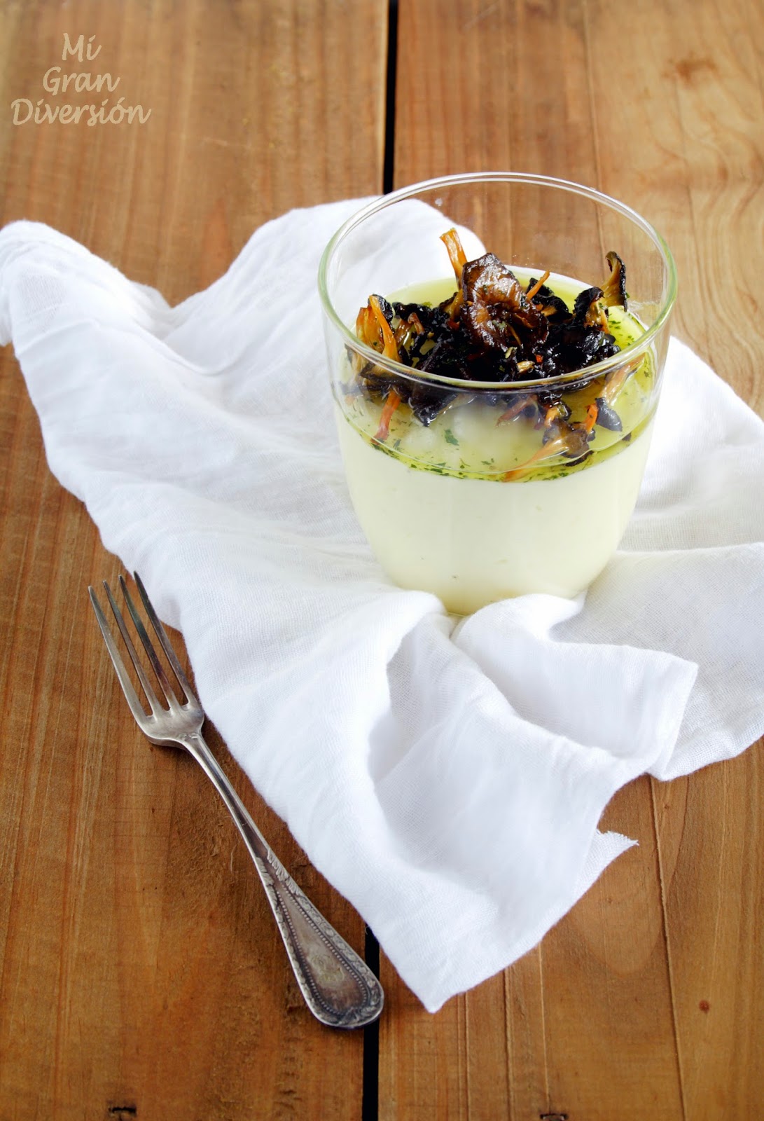 Parmentier con setas confitada - Mi Gran Diversión