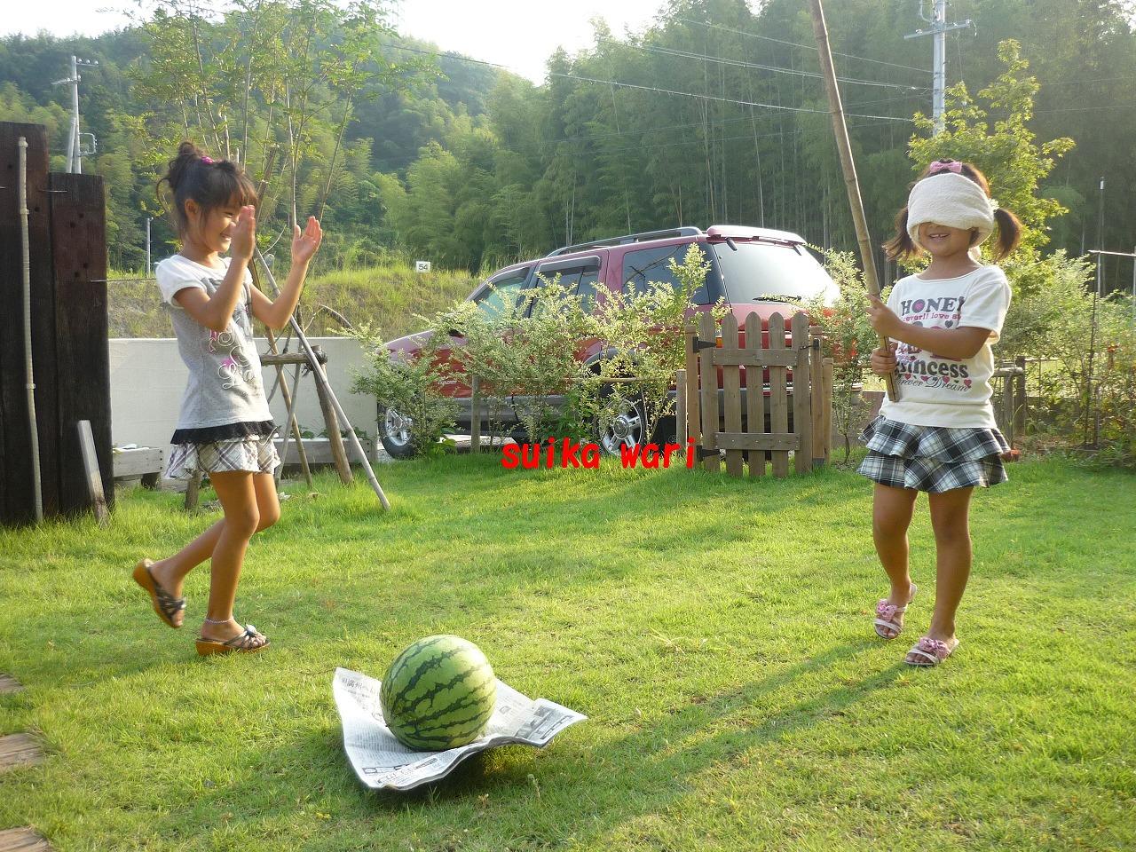 Private Import Japan Blog: Suika Wari (Watermelon Splitting Game)