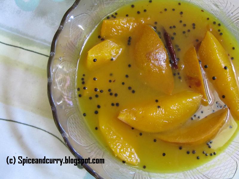 Spice and Curry: Paka Amer Ambol/ Mango Sweet Chutney