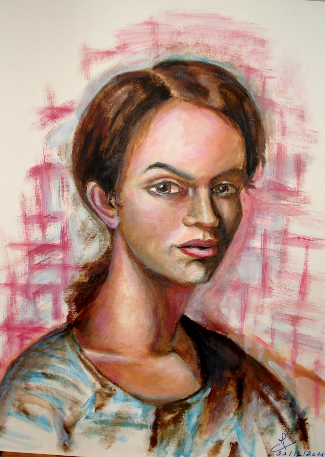 Peintures et portraits. Acrylique et pastel.: Portraits à l'acrylique ...