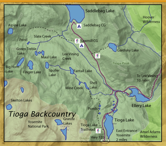 Wes' Travels to California Lakes: Tenaya Lake - Mariposa County, California