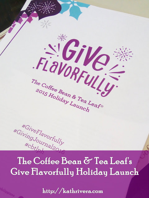 The Coffee Bean & Tea Leaf's Give Flavorfully 2015 Holiday Launch ...