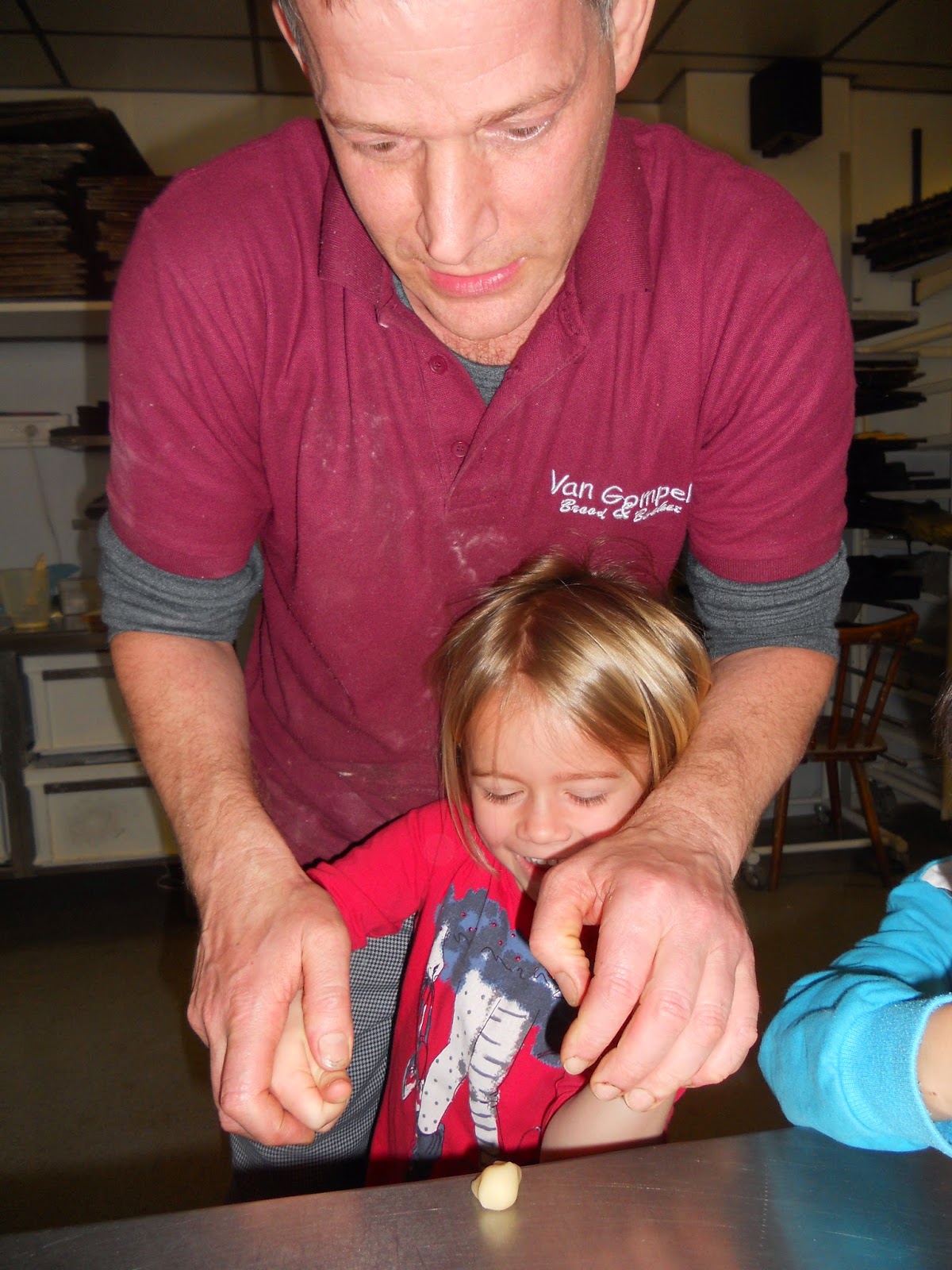 Tweede en derde kleuterklas van GVB Den Hulst (Testelt): "De bakker"