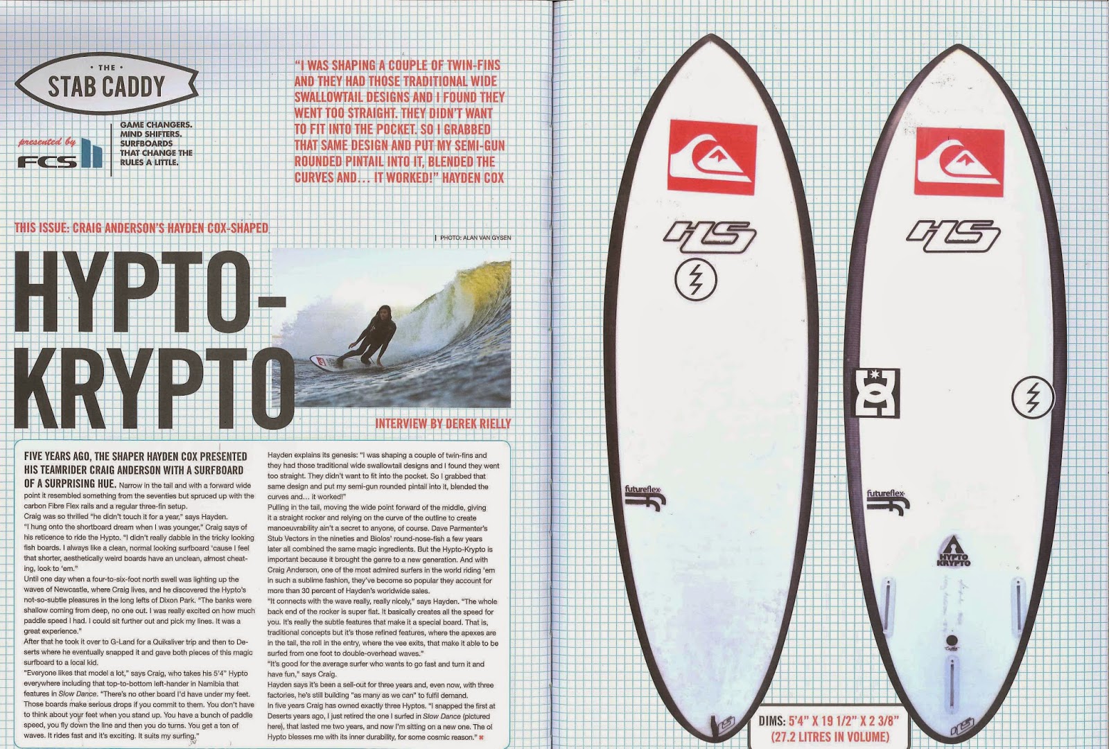 PR Quiksilver Inc.: Stab Style Magazine Features Craig Anderson on the ...