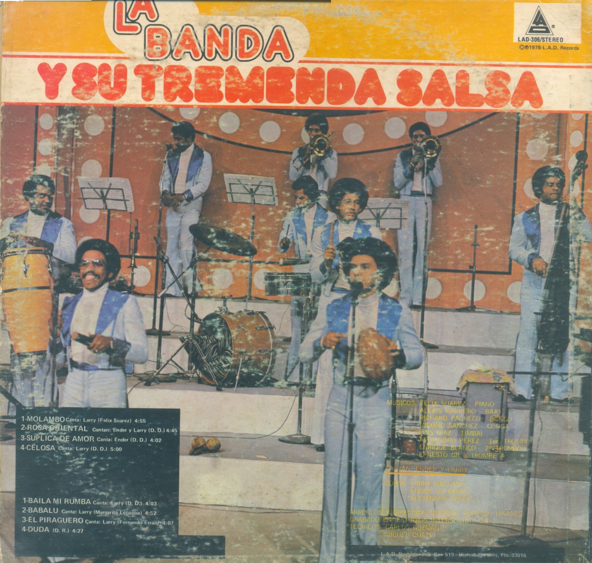 SALSA DESDE LA MITAD DEL MUNDO: ELDER Y LARRY & LA BANDA - SALSA ENDIABLADA