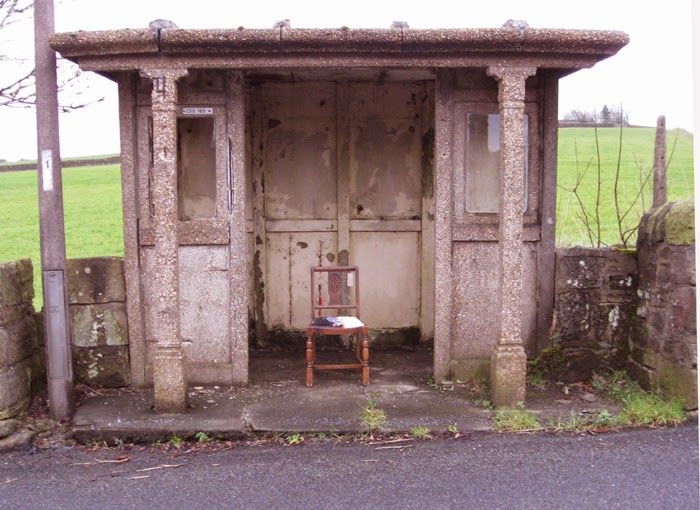 Mick Sheridan Upholstery: Bus Stop Chair at Slack Bottom, Heptonstall