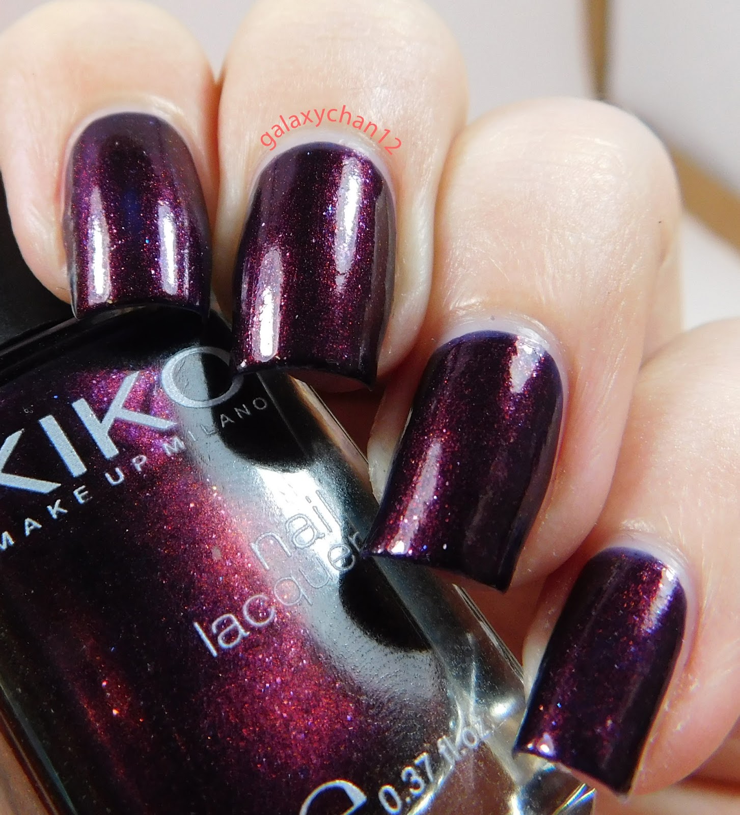 Miss Galaxy Nails & Beauty: Kiko #360 #488 & #497 Swatch & Review