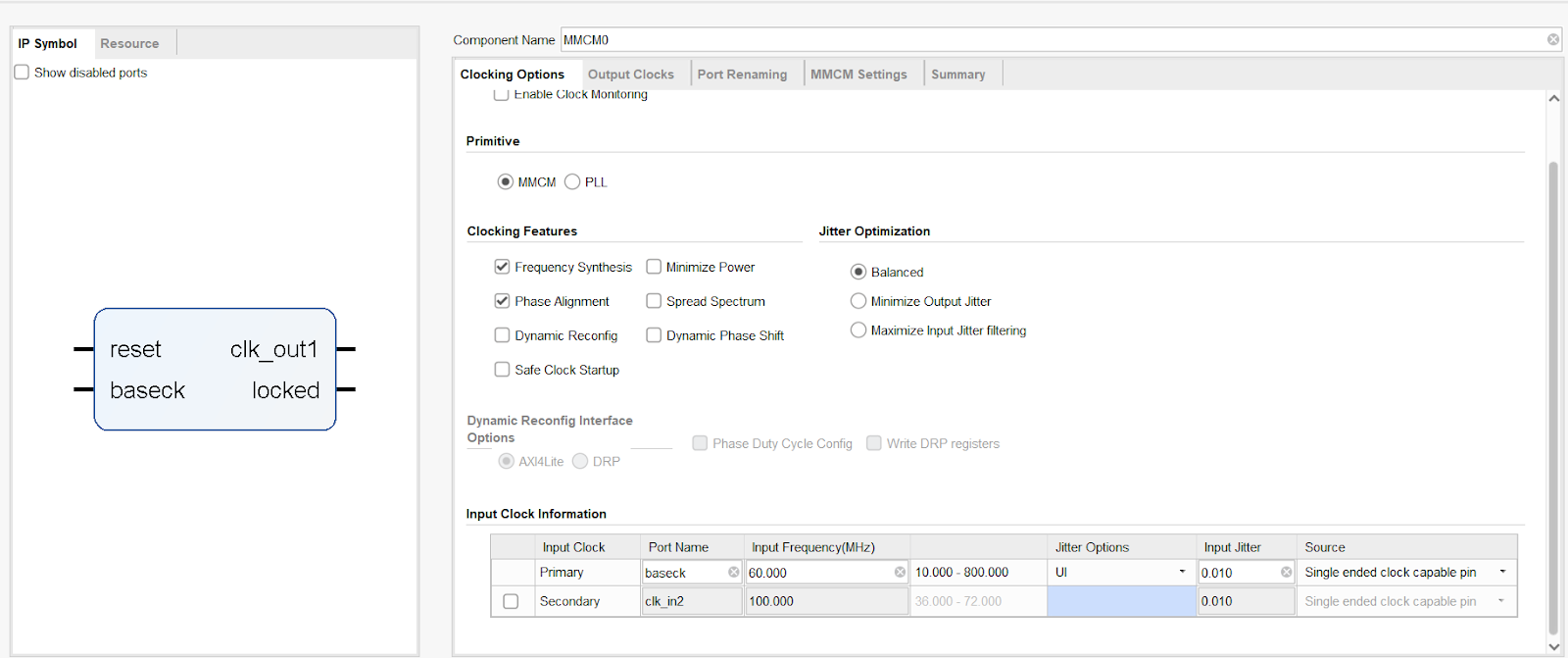 FPGA: XilinxのIP作成（MMCM）