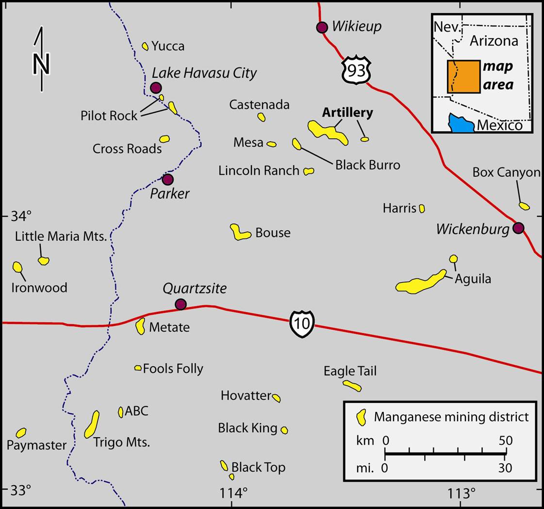 Arizona Geology: Arizona's other mineral resources - manganese