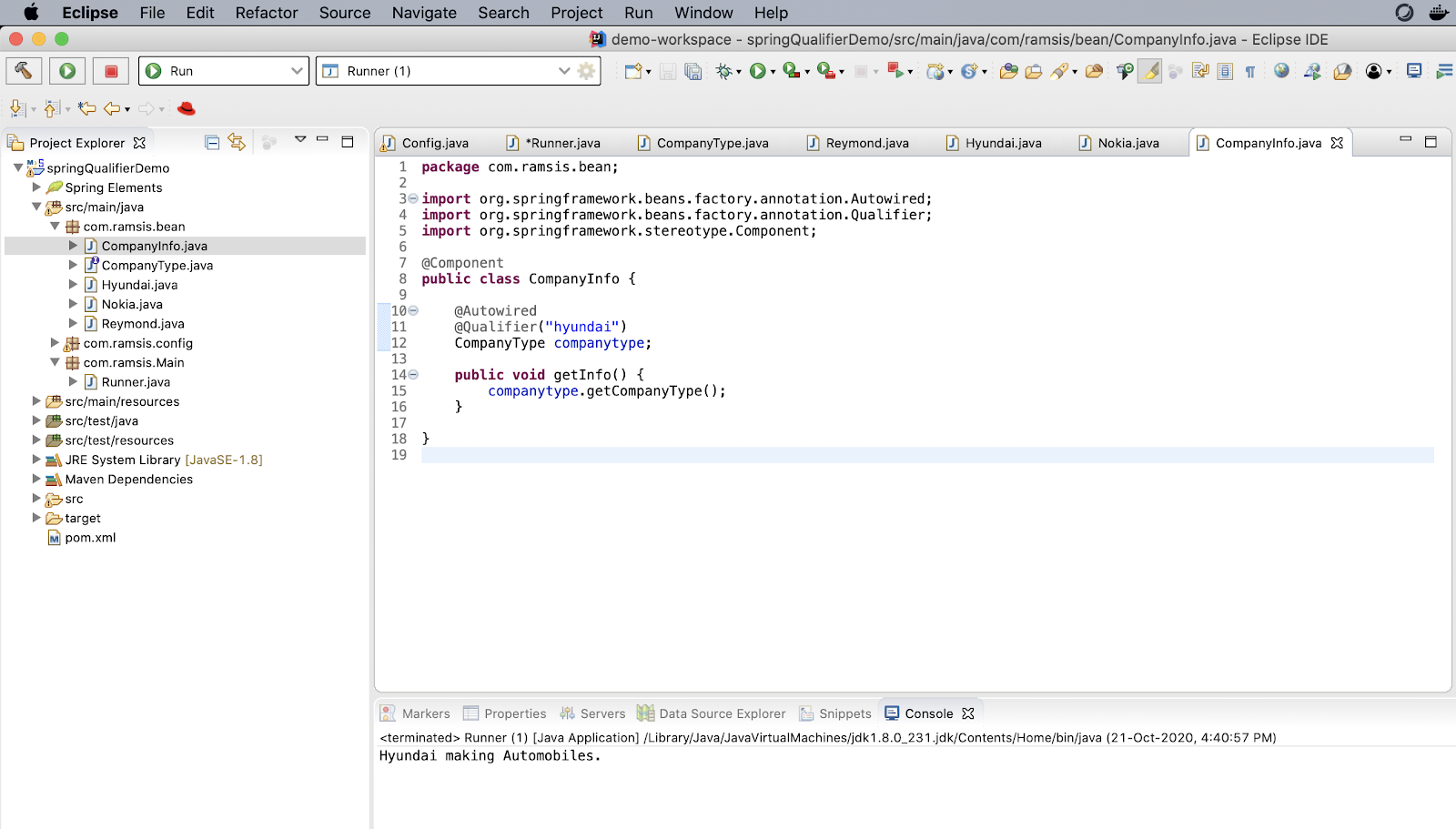 RAMSIS-CODE: How to use @Qualifier and @Primary Annotations in Spring