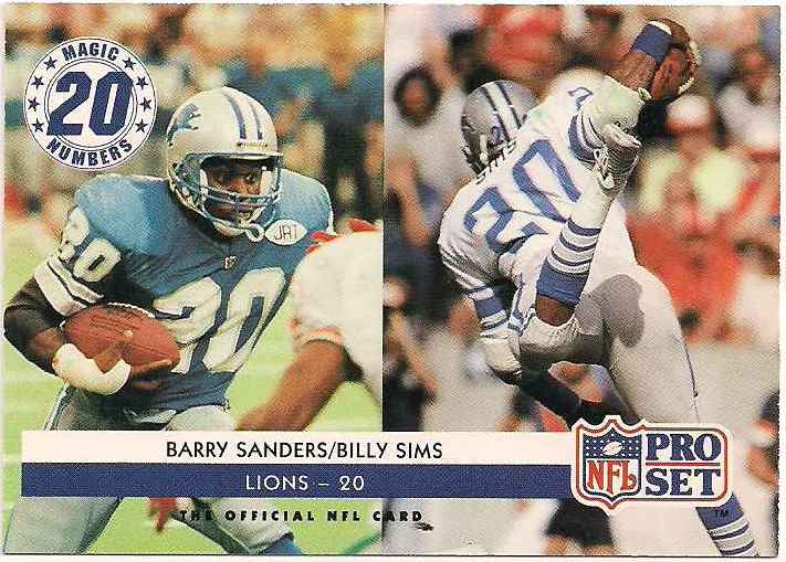 Sewingmachineguy on Cards: Billy Sims Was Awesome