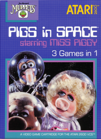 Atari 2600 Pigs In Space from the Muppets starring Miss Piggy