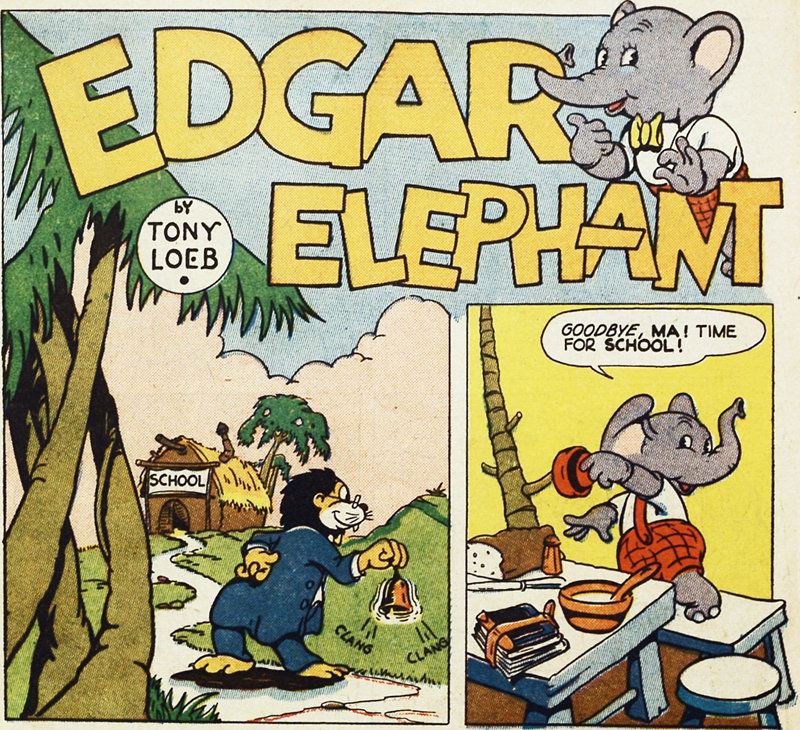 The 1940s Funny Animalphabet: 1940s Funny Animalphabet - E