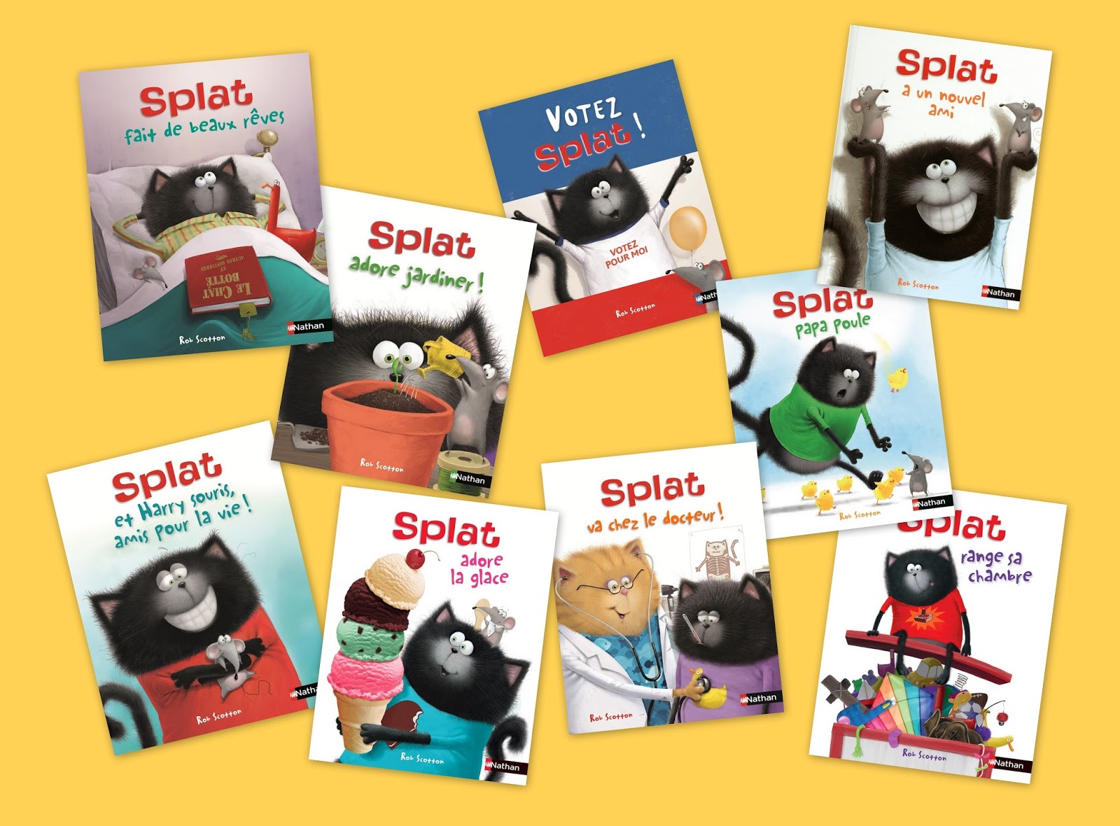 Doudou, maman, papa et moi: Splat le chat de Rob Scotton 📚 [L'album du ...