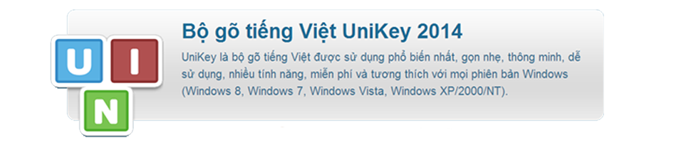Unikey | Unikey NT | Bộ gõ tiếng việt