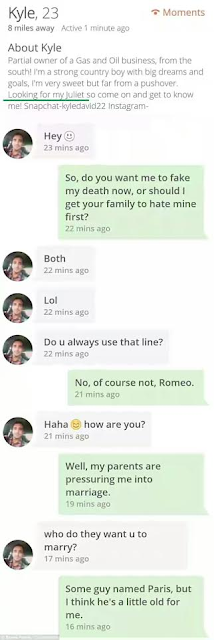 Lol. These are some of the most savage replies to chat up lines. You ...