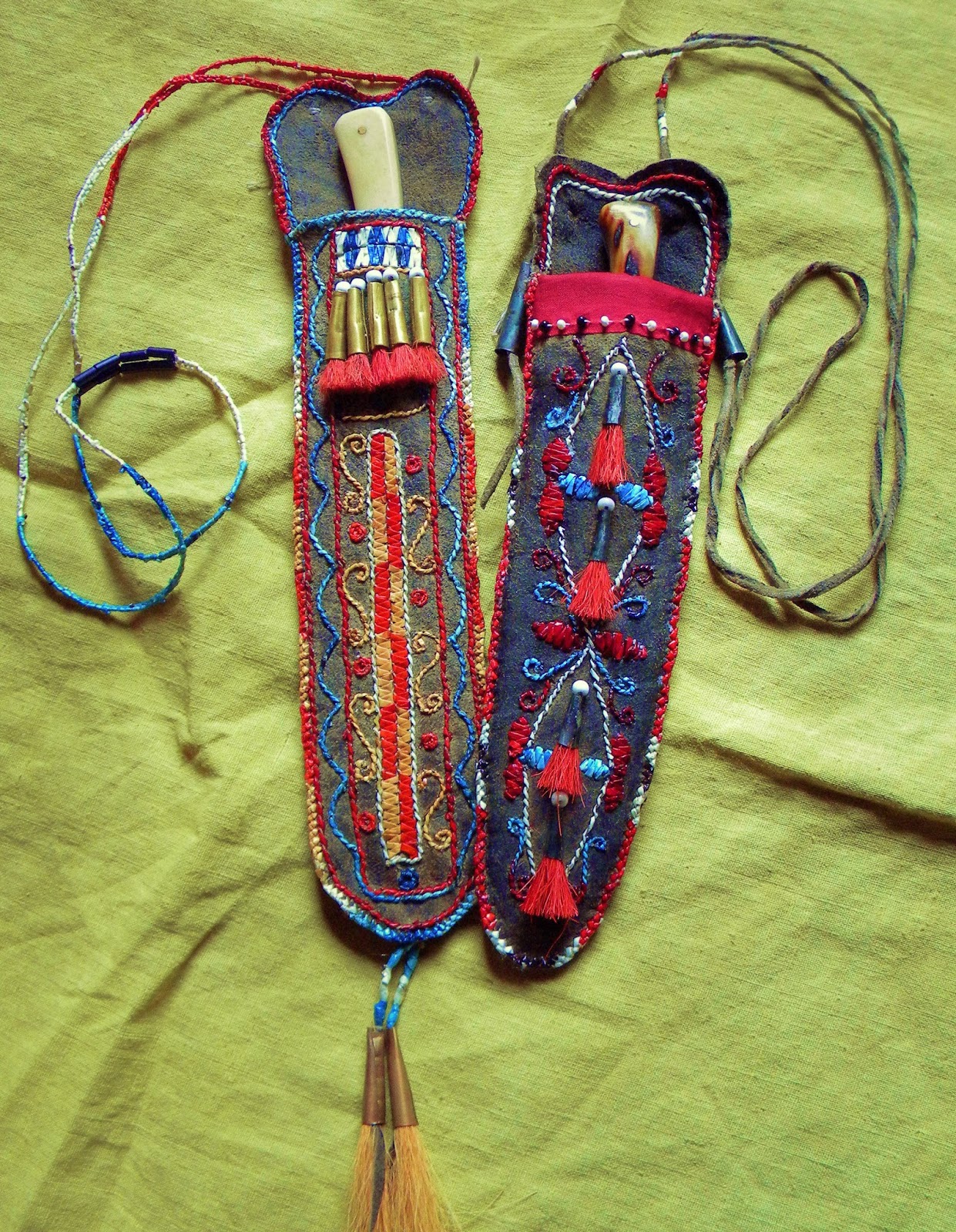 Contemporary Makers: Quillwork Sheaths by Linda Pritchard
