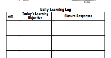 The Middle School Abyss: Daily Learning Log