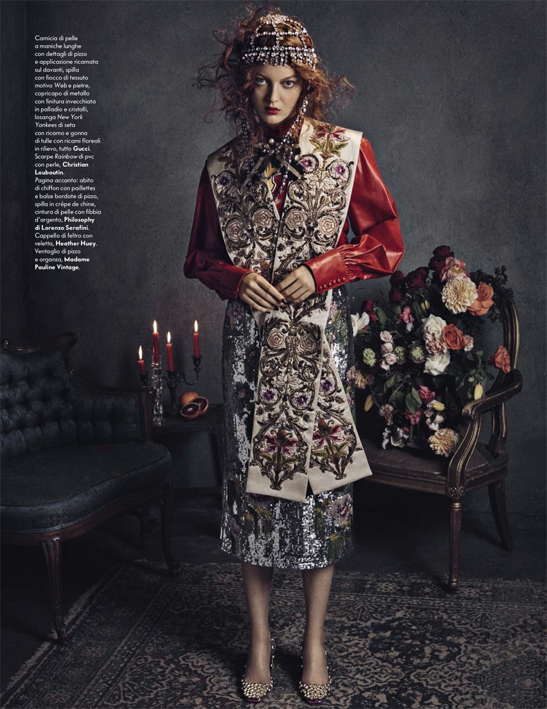 ELITE SPAIN: Laura Hanson Sims in "Portrait of a Lady" for Vanity Fair ...