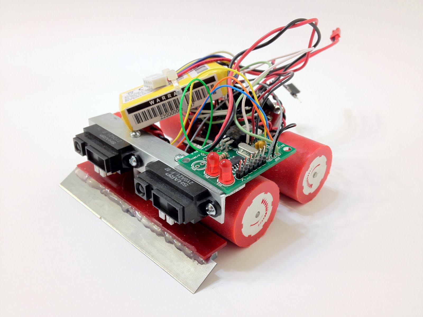 RoboSlave: Added Electronics to the Sumo Chassis